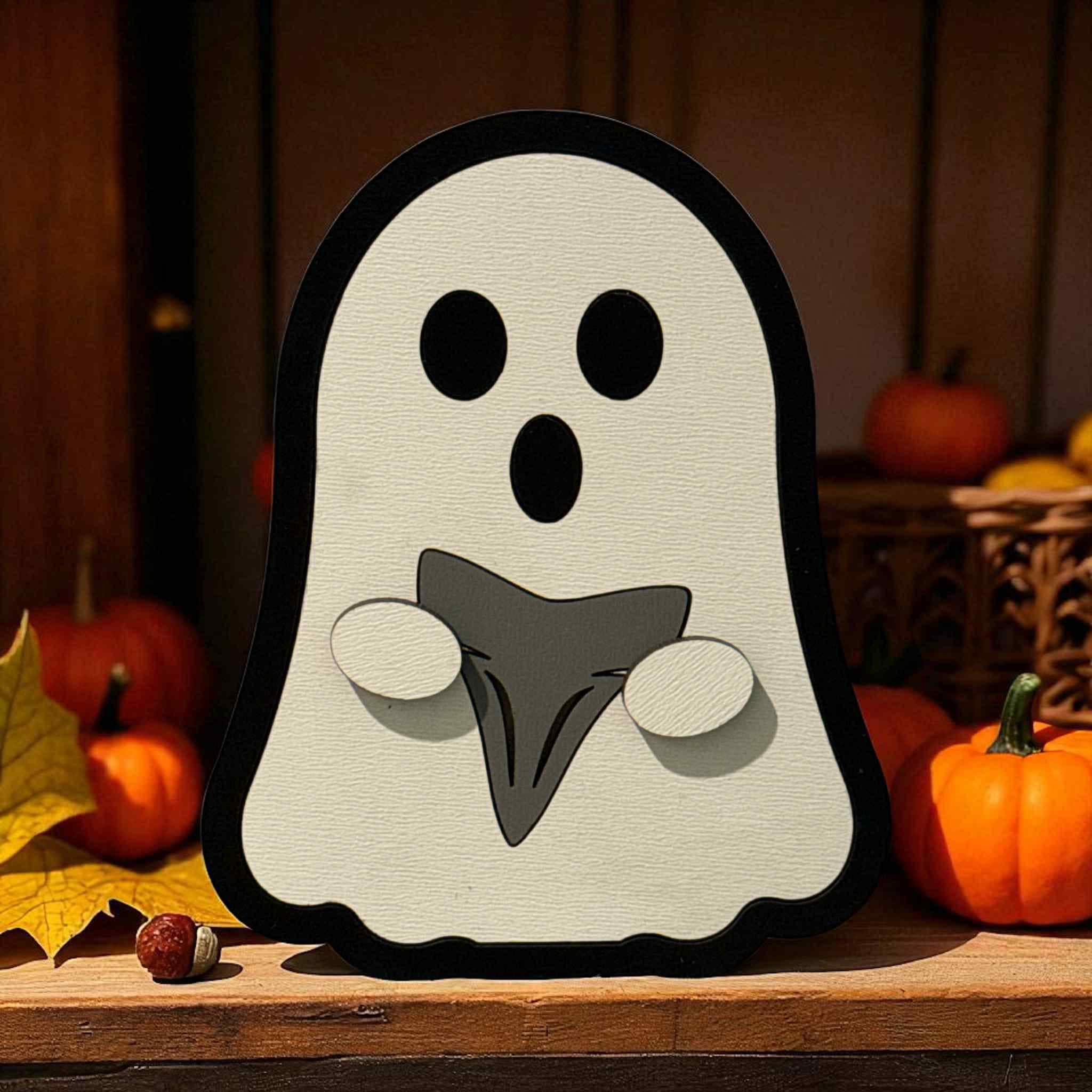 Halloween Ghost Beach Theme – Stand Alone 4" Ghost Decor – Coastal Hal ...